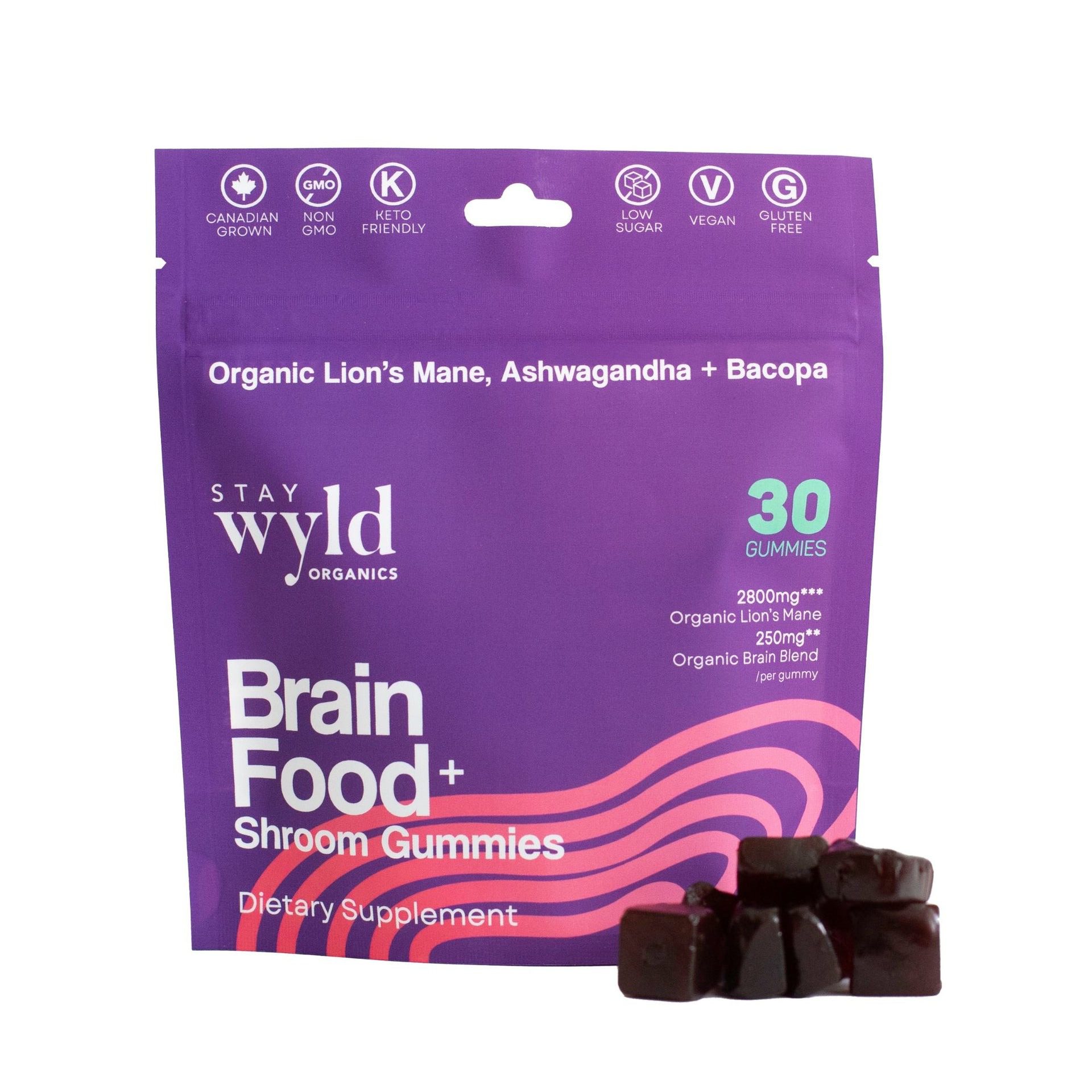 Brain Food Mushroom Gummies Brain Food Mushroom Gummies - Disposable ...